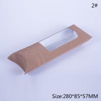 China Microwavable Kraft Paper Toast Bread Packaging Bag With Window for sale