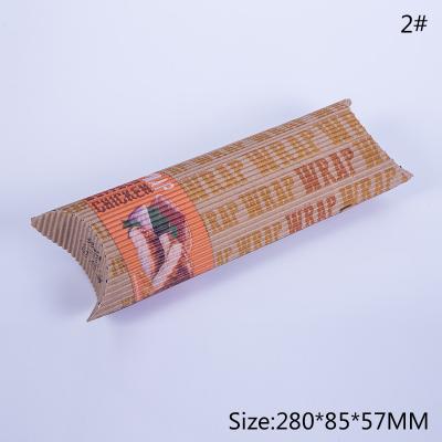 China Microwavable Kraft Paper Toast Bread Packaging Bag With Window for sale