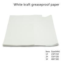 China Disposable White Greaseproof Baking Paper Without Printing for sale