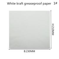 China Disposable White Greaseproof Baking Paper Without Printing for sale