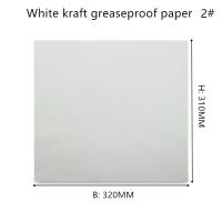 China Disposable White Greaseproof Baking Paper Without Printing for sale