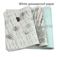 China Greaseproof Food Grade Hamburger Paper Wrapper 400*300mm for sale