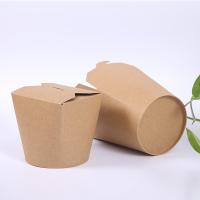 China 18gsm PE Coated Paper Disposable Food Container With CMYK Litho Printing for sale