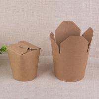 China 18gsm PE Coated Paper Disposable Food Container With CMYK Litho Printing for sale