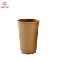 China PE Coated 300gsm Kraft Paper Coffee Cups BPA Free for sale