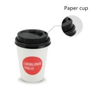 China Compostable PLA Lined 280gsm Bamboo Fiber Paper Drinking Cups for sale