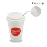 China Compostable PLA Lined 280gsm Bamboo Fiber Paper Drinking Cups for sale