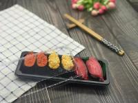 China Transparent Lid Plastic Sushi Tray Food Grade Disposable for sale