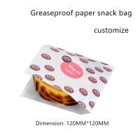 China Square PE Coated 55gsm Wrapping Paper Bag For Burger for sale