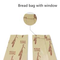 China Recyclable PE Coated Kraft Paper Lunch Bag For Toast Bread for sale