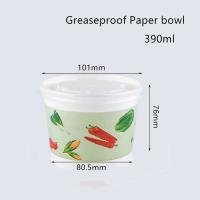 China Flexo Printing Greaseproof Disposable Paper Bowl For Soup for sale