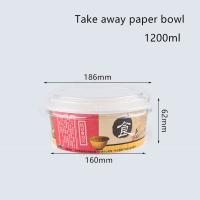 China Grease Resistant PE Coated 240gsm Paper Fast Food Bowl for sale