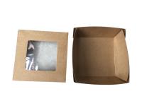 China 350 520 720 998 1090ml Kraft Paper Lunch Box With Heaven And Earth Cover for sale