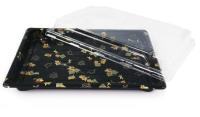 China Stackable Disposable PS Plastic Sushi Container for sale