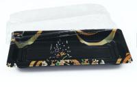 China Stackable Disposable PS Plastic Sushi Container for sale