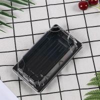 China Food Grade PS Plastic Sushi Trays Disposable With Anti Fog Lids for sale