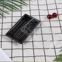 China Food Grade PS Plastic Sushi Trays Disposable With Anti Fog Lids for sale