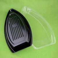 China Recyclable Disposable Plastic Sushi Sashimi Platter for sale