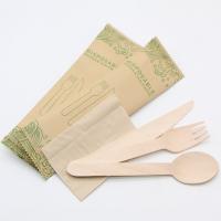 China BSCI Wooden Disposable Biodegradable Cutlery Sustainable Degradable for sale