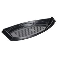 China Boat Shape PS Plastic Sushi Tray Stackable Eco Friendly for sale