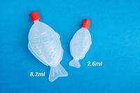 China 30ml Rectangle Fish Shaped Plastic Sushi Soy Sauce Container for sale