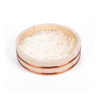 China Diameter 39cm white pine Wooden Hangiri Rice Mixing Bowl for sale
