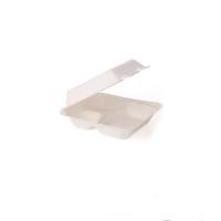 China Sugarcane Bagasse Sushi Biodegradable Take Away Box Disposable For Restaurant for sale