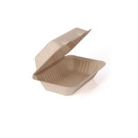 China Sugarcane Bagasse Sushi Biodegradable Take Away Box Disposable For Restaurant for sale
