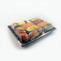 China ODM Anti Slip PS Plastic Disposable Sushi Takeaway Tray for sale