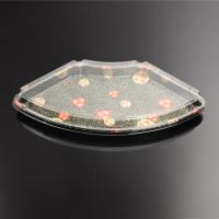 China Disposable Food Grade PS Sushi Burrito Box With Clear Lid for sale