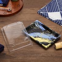 China Non Microwavable Disposable PS Sushi Food Box for sale