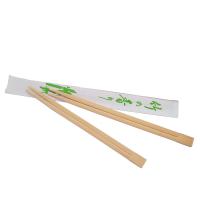 China OEM Full paper Packing Twins Disposable Bamboo/Wooden Chopsticks for sale
