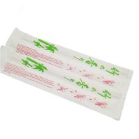 China Length 21cm 23cm 24cm Bamboo Chopsticks Disposable With Paper Packing for sale
