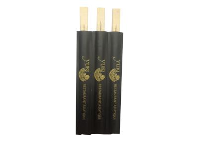 China Hygienic Stocked Custom Disposable Chopsticks With Paper Sets for sale