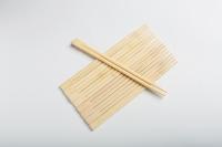 China OPP Packing Twin Mao Bamboo Chopsticks Disposable With Knot,naked  chopsticks for sale