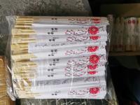 China Paper Packed Sushi Natural Bamboo Disposable Chopsticks With Customized Logo for sale
