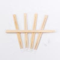 China Chinese Natural Twins Disposable Bamboo Chopsticks Custom Printed Logo 21cm for sale