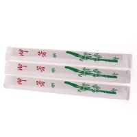 China Square Natural Mao Bamboo disposable Chopsticks With Plastic Sleeve for sale