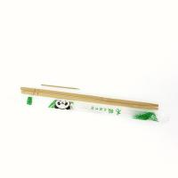 China Sterile Round Bamboo Disposable Chopsticks With OPP Packaging for sale