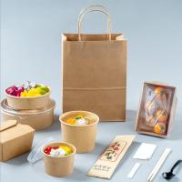 China Greaseproof Disposable Paper Containers For Taking Away Express Food for sale