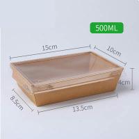 China Wheat Straw Fiber 500ml  900ml 1600ml Disposable Lunch Box for Food Packaging for sale