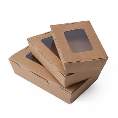 China Customized 4 Compartments Take Away Paper Bento Box Leak Proof for sale
