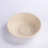 China Sugarcane Pulp PB32 Disposable Food Container Paper Salad Bowl Eco Friendly for sale