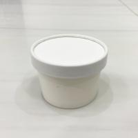 China Custom Printing Paper Ice Cream Dessert Cup With Lid for sale