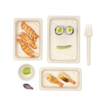 China Cake Sushi Packing Box Eco Friendly Biodegradable Compostable for sale