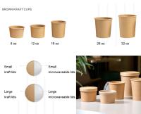 China Eco Friendly Biodegradable Take Away Box 360-2000ml Size for Food Packaging for sale