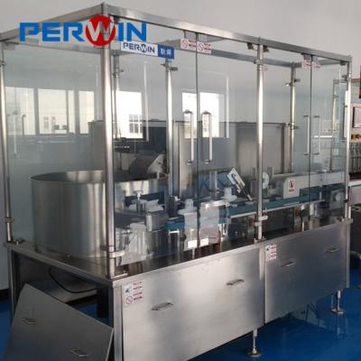 China Ceramic Pump Oral Liquid Filling Machine 25 - 35L/Min Compressed Air for sale