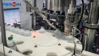 China 30pcs/min Filling Speed Animal Vaccine Filling Line with Buffer Tank for Liquid Level Control for sale