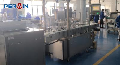 China Stainless Steel Vial Filling Machine With ±0.5 - 1% Filling Accuracy And PLC Control System for sale