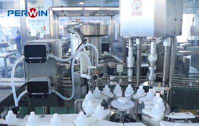 China SMC Or Festo Diagnostic Reagent Filling Line Can Print Letters 25-40 Bottles/min for sale